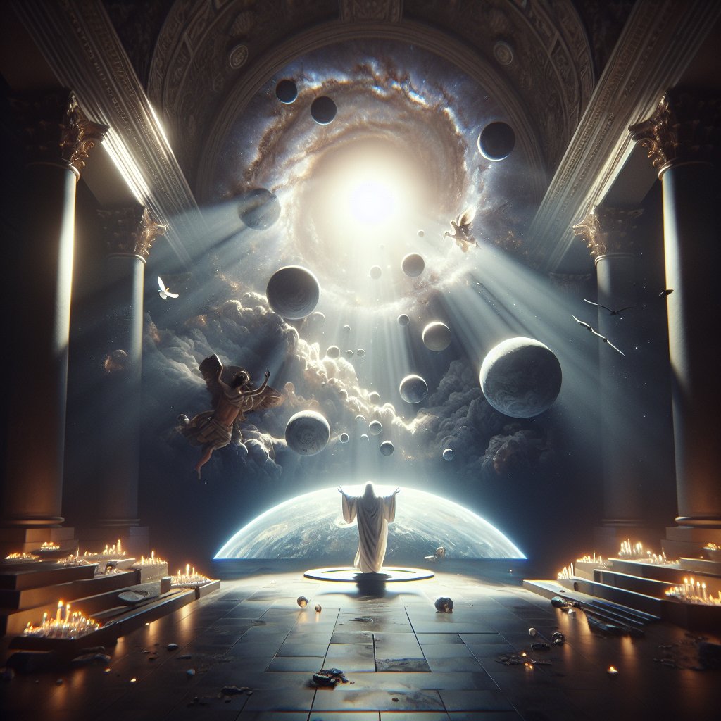 In the beginning God | Bible Art