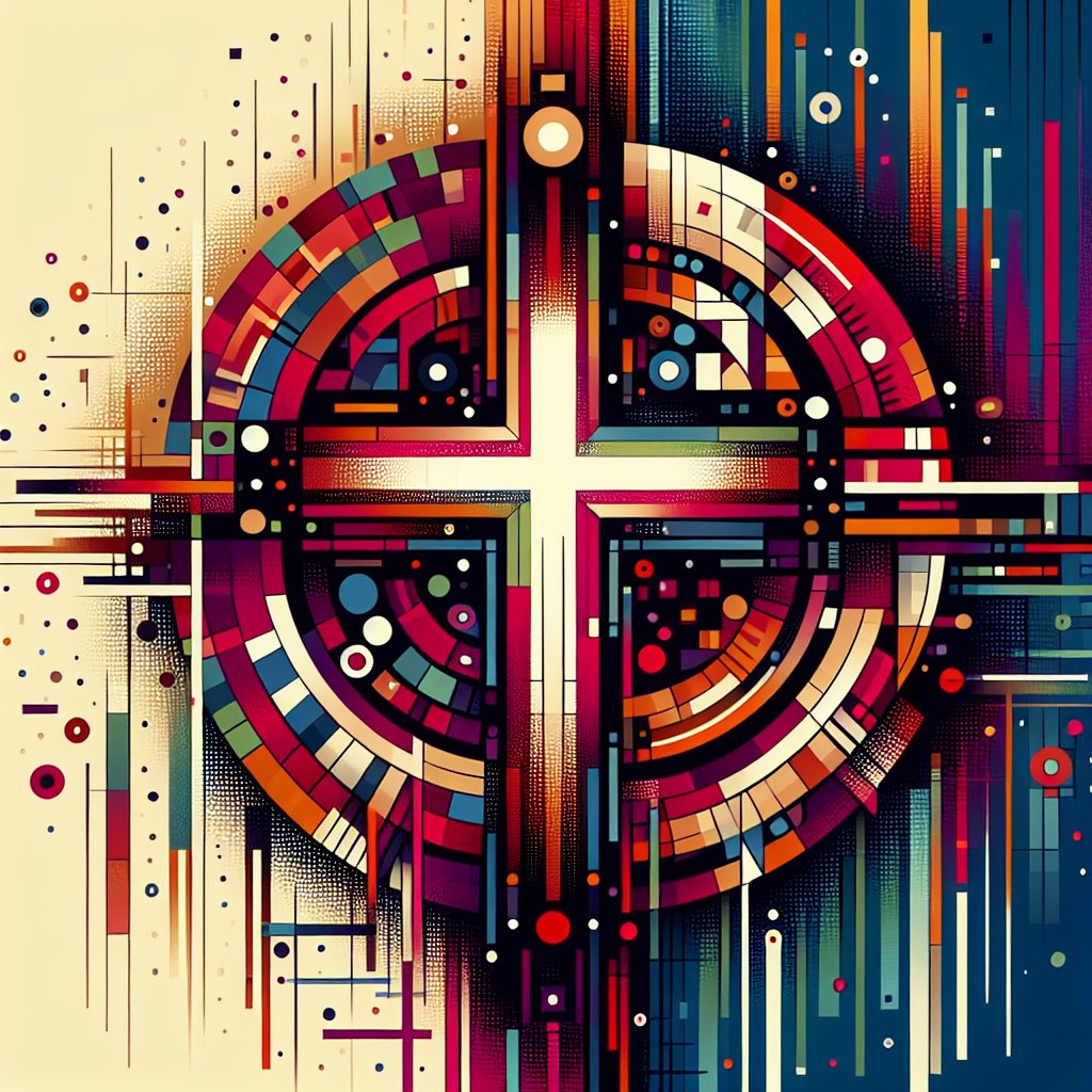 A Christian cross is | Bible Art