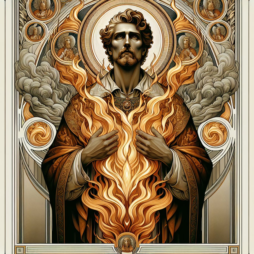 Saint Florian and fi | Bible Art