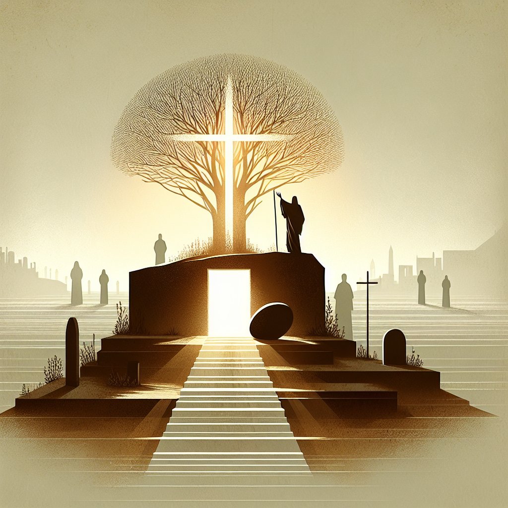 A minimalist scene c | Bible Art