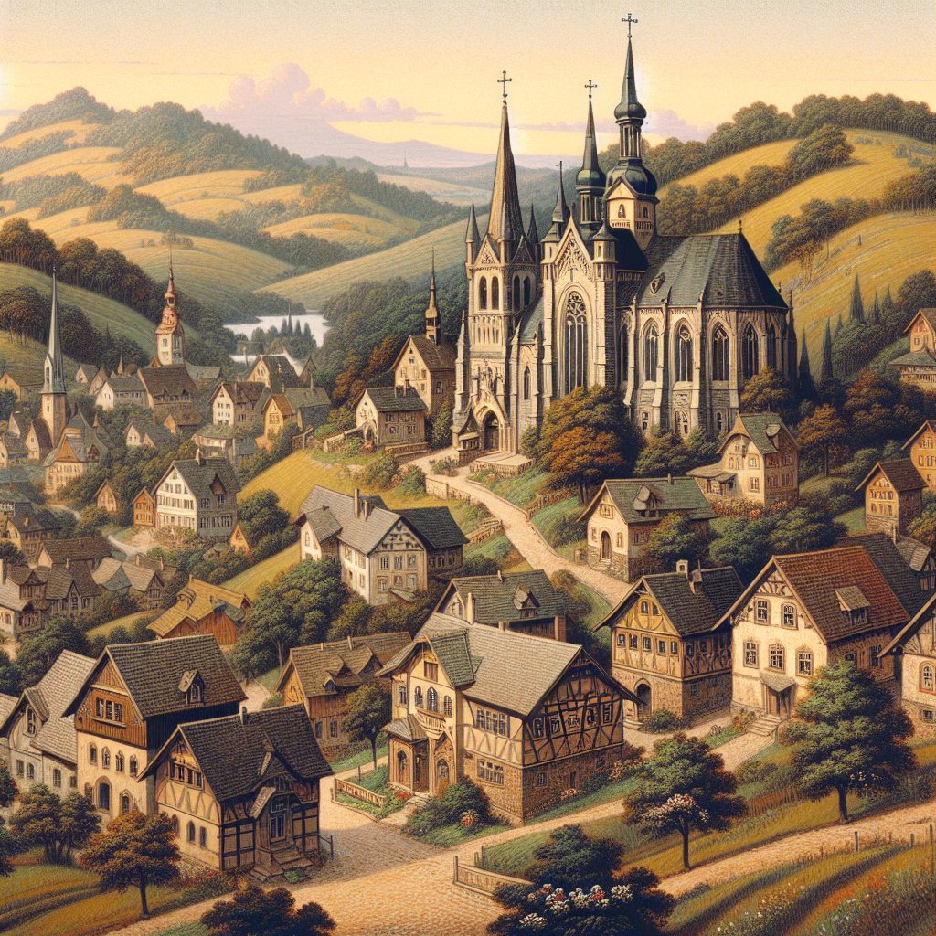 A town built on a h | Bible Art