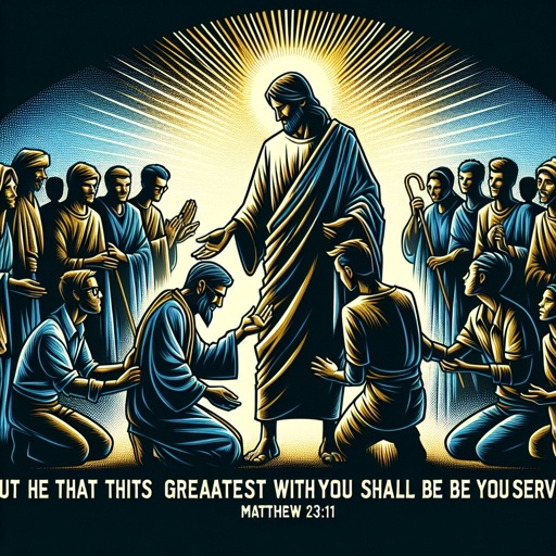 What Does Matthew 23 11 Mean Bible Art