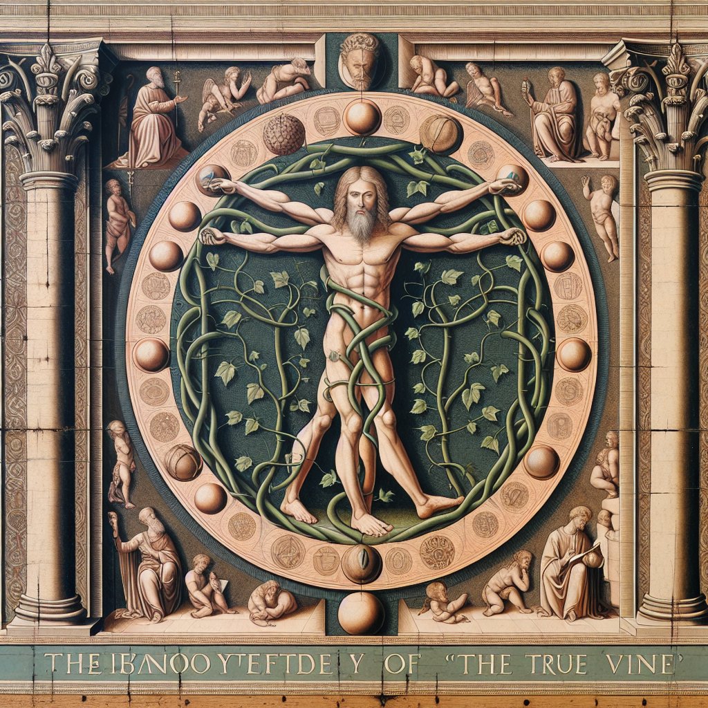 I'm the true vine | Bible Art
