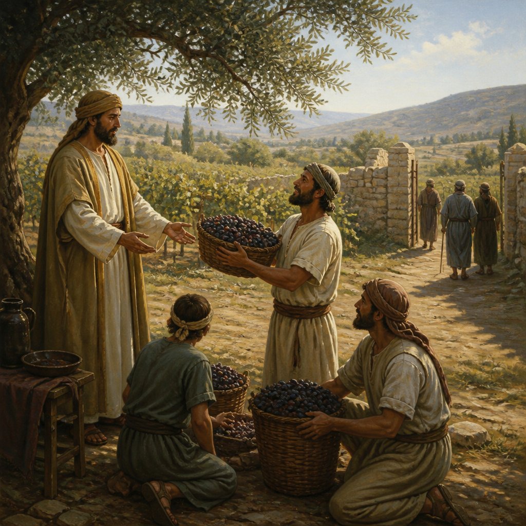 Matthew 21:41 Prayer: A Prayer for Justice and Stewardship | Bible Art