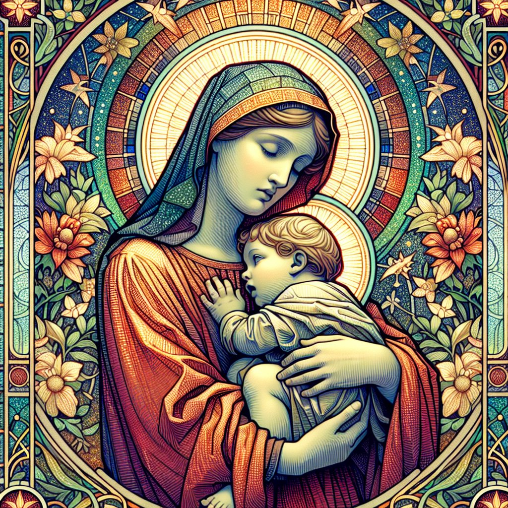 Madonna and Christ C | Bible Art