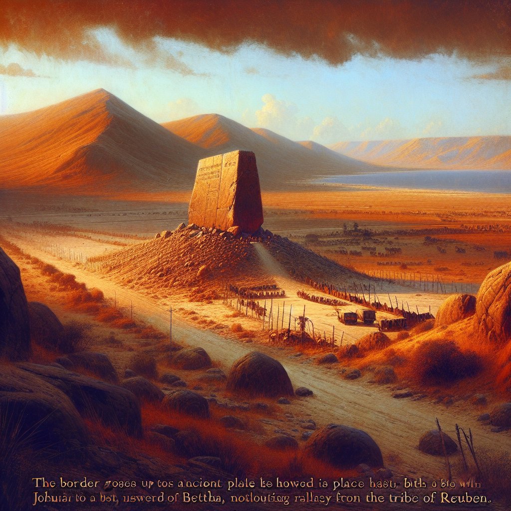 Joshua 15:6 Artwork | Bible Art