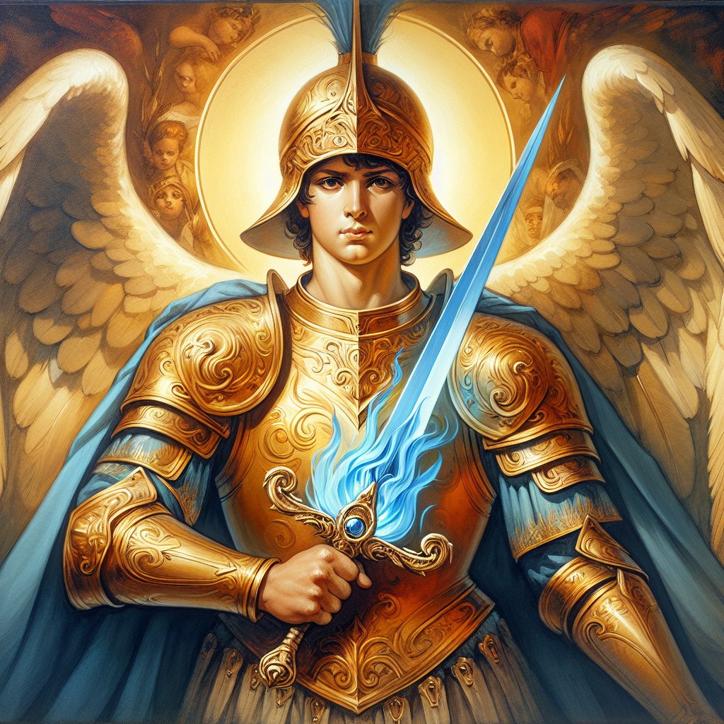 Archangel Michael wi | Bible Art