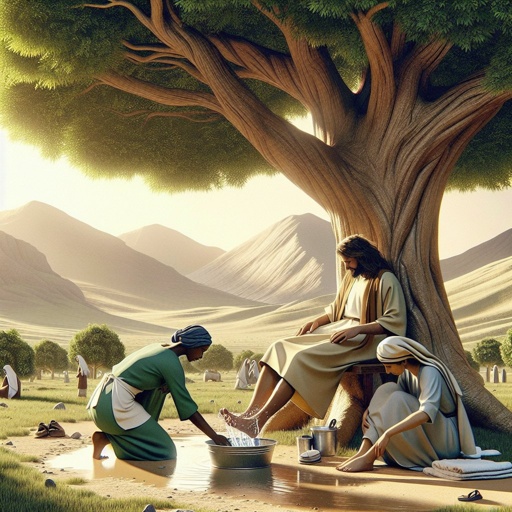 What does Genesis 18:4 mean? | Bible Art