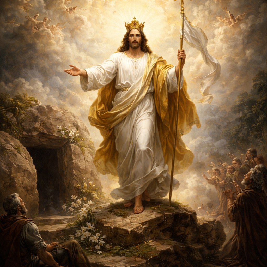 Jesus the resurrecti | Bible Art