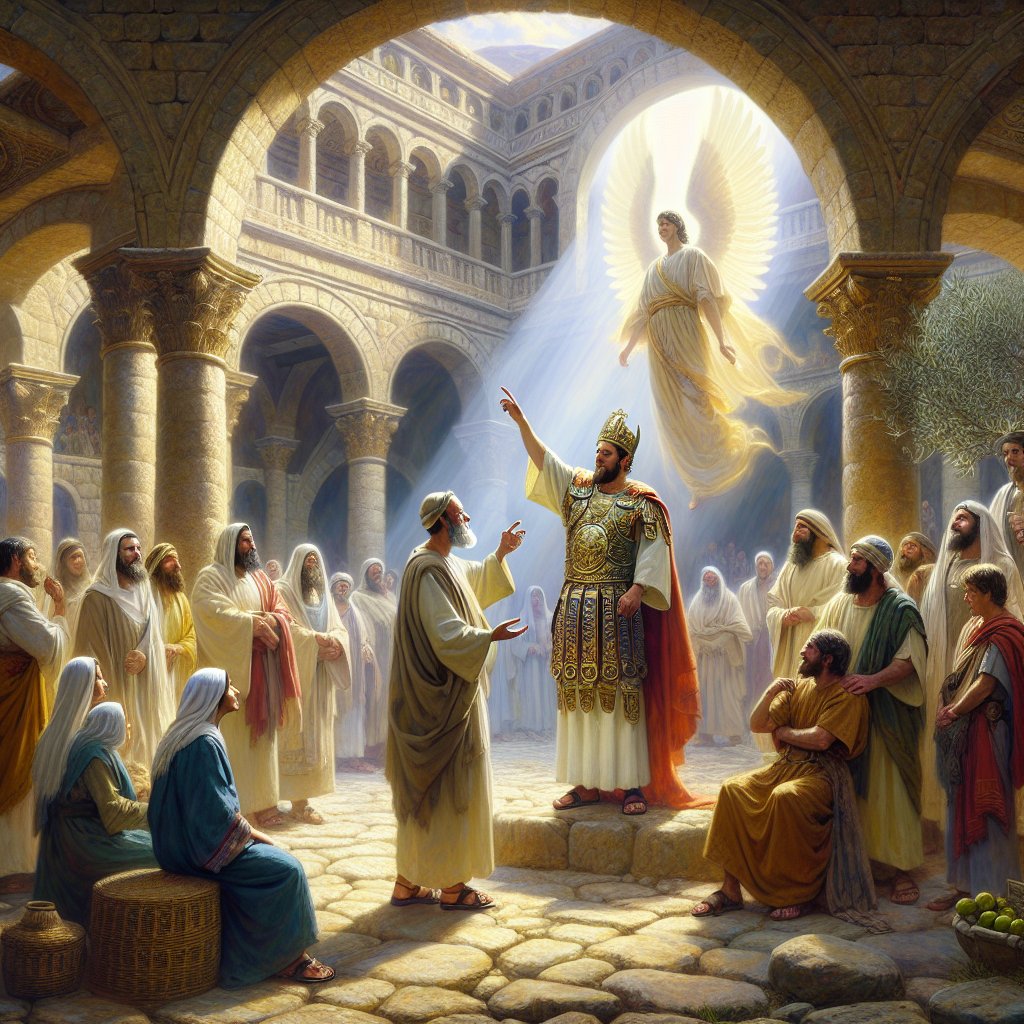 A vivid biblical sce | Bible Art