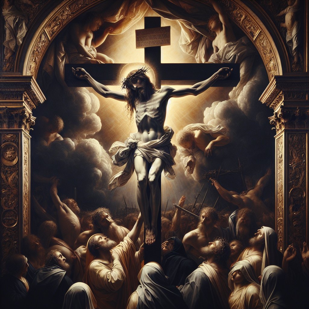 Jesus Christ crucifi | Bible Art