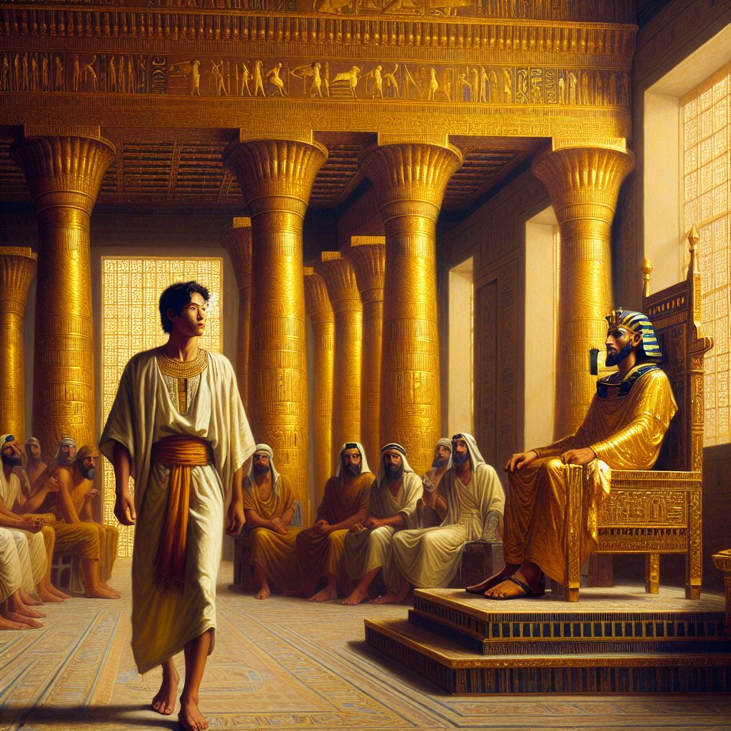 In the grand, golden | Bible Art