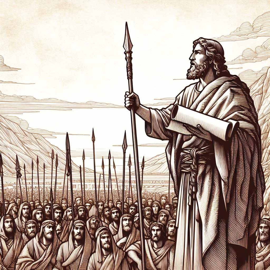 Joshua 1:1 Artwork | Bible Art