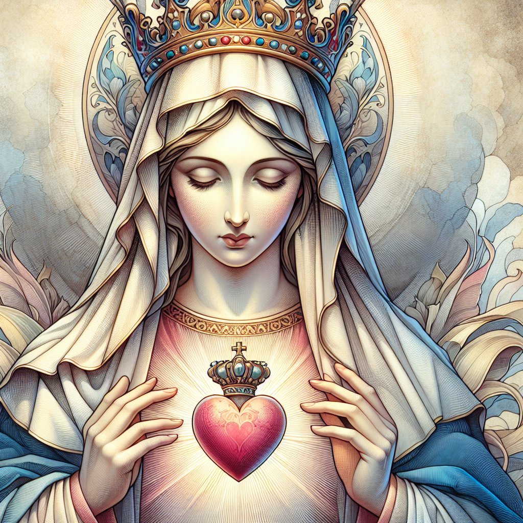 Blessed Virgin Mary | Bible Art