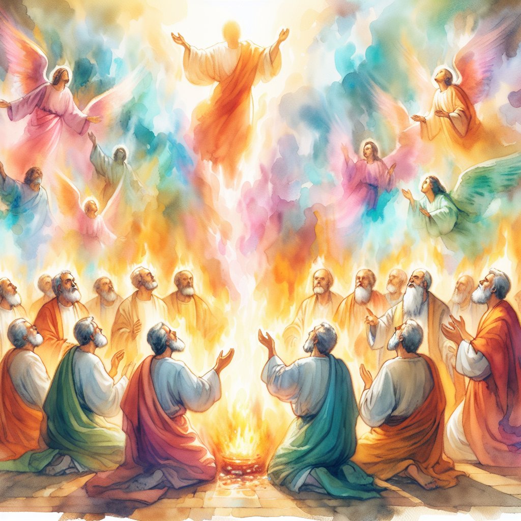 day of pentacost | Bible Art