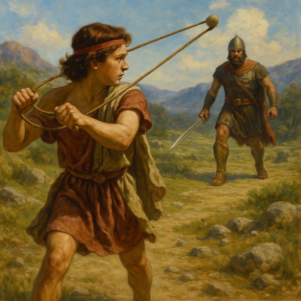 Show David And Golia | Bible Art