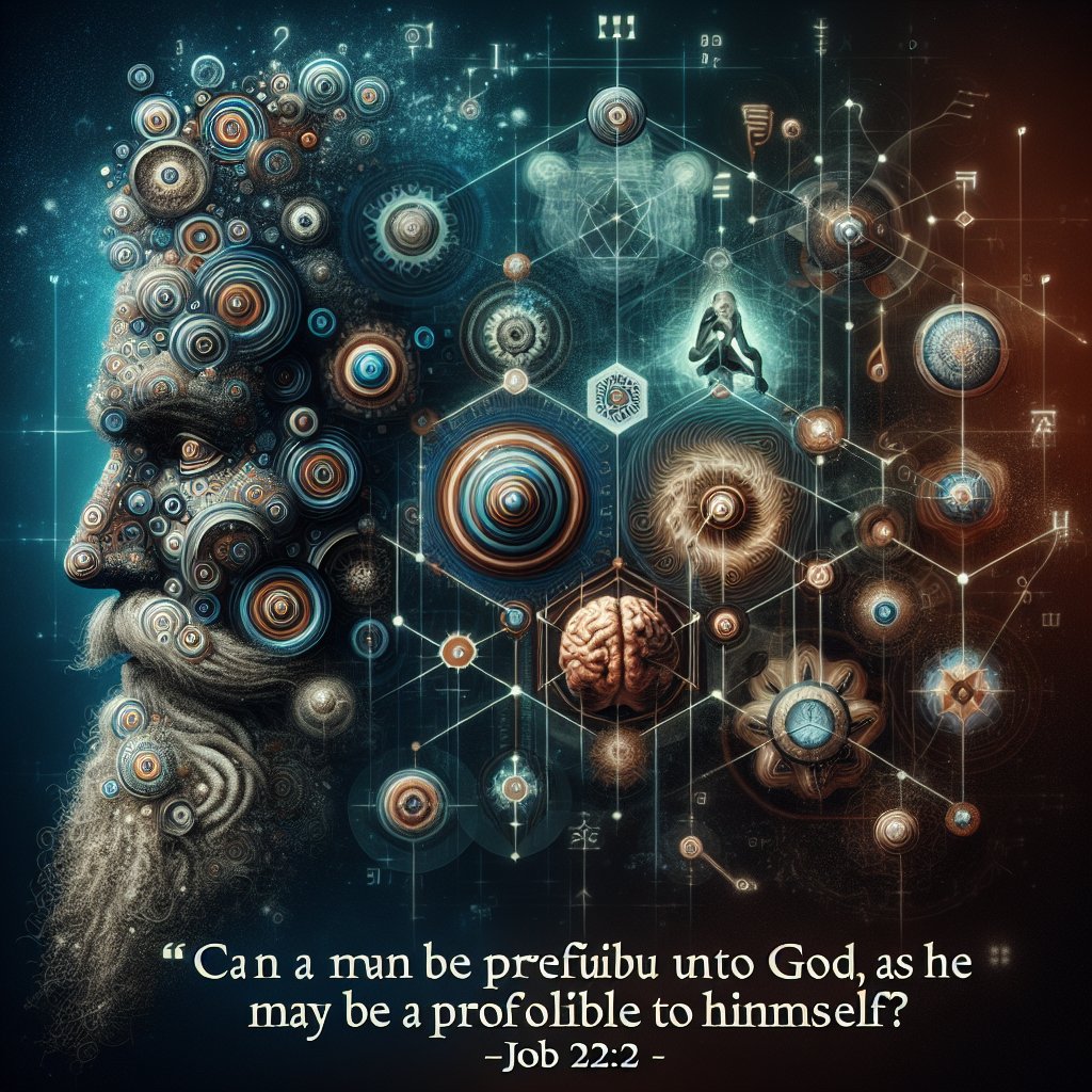 What does Job 22:2 mean? | Bible Art