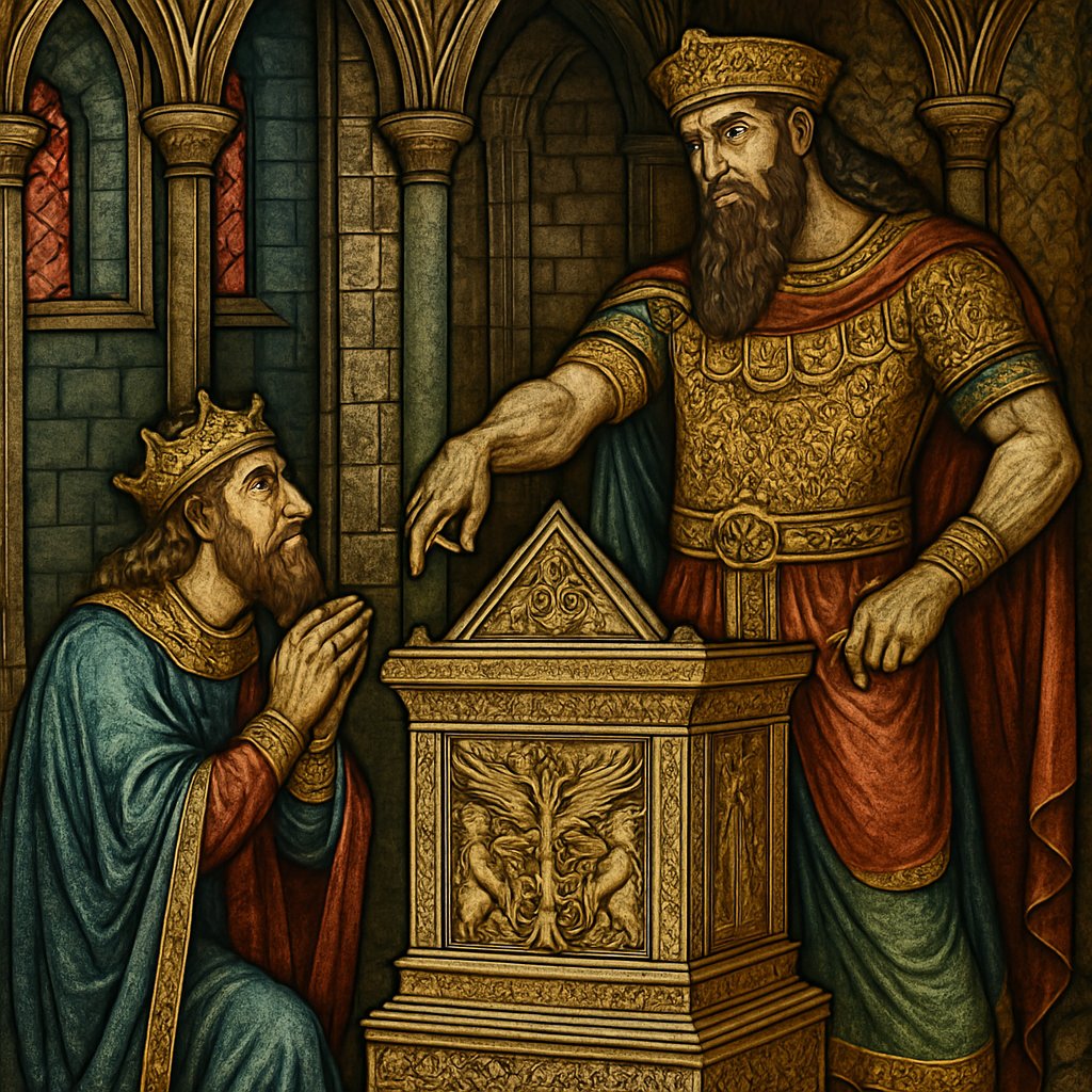 King Ahaz covets the | Bible Art