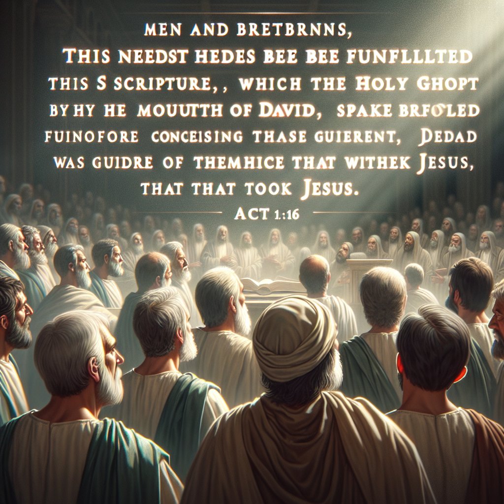 Acts 1:16 Artwork | Bible Art