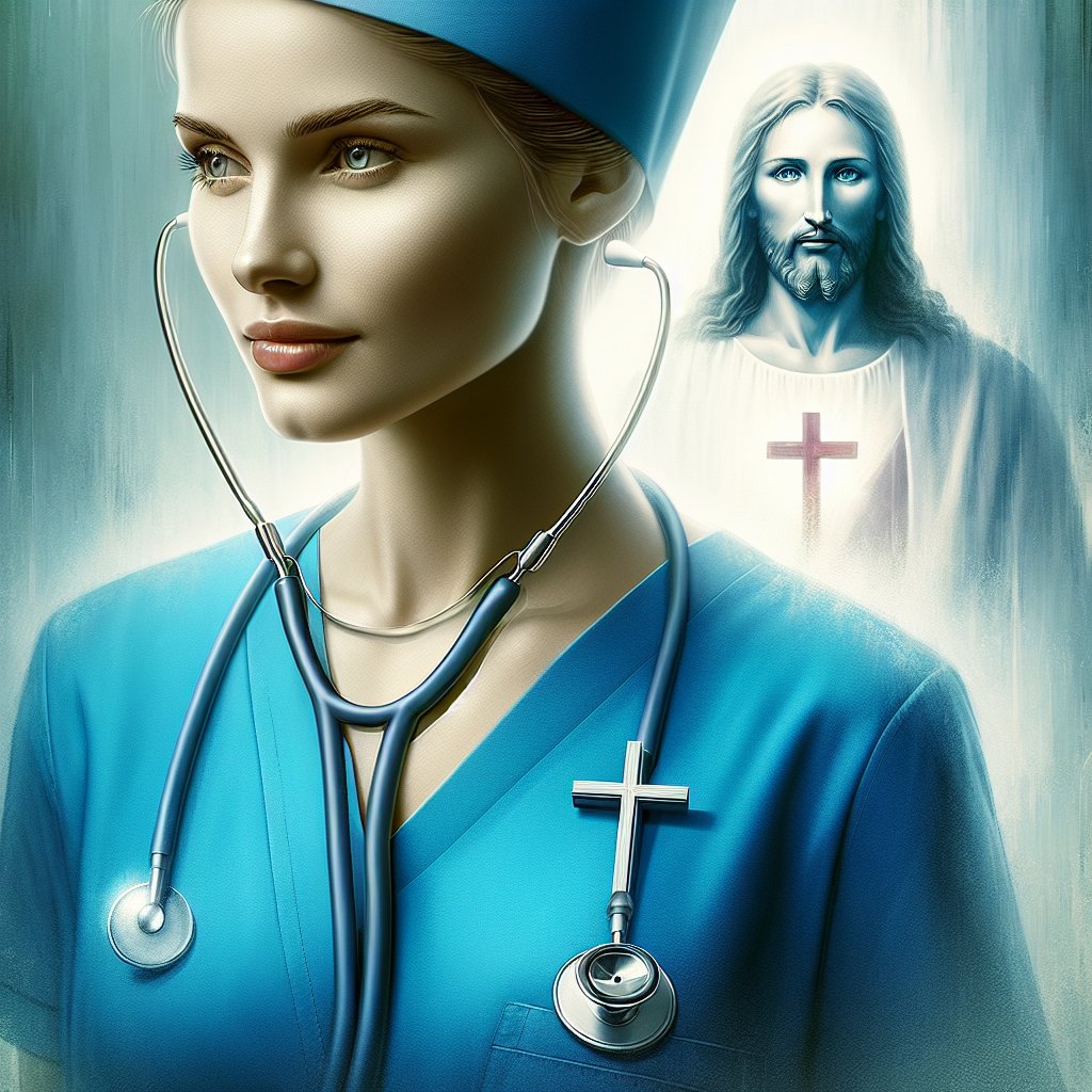 female Nurse Wearing | Bible Art