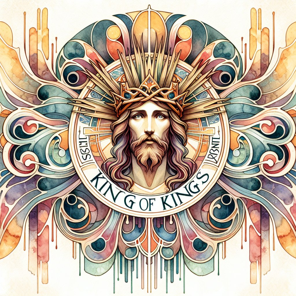 Jesus Christ King of | Bible Art