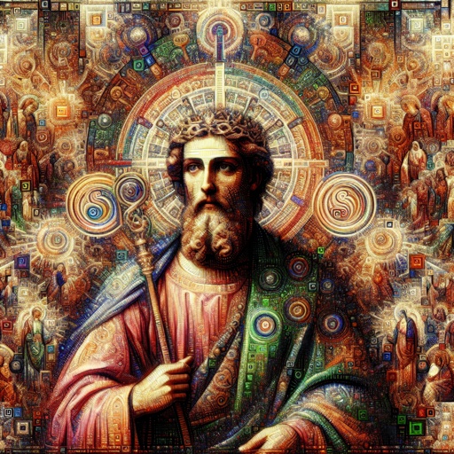 Jesus, 3 crosses, cr | Bible Art