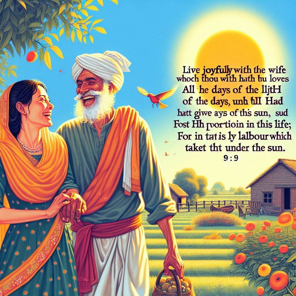 What does Ecclesiastes 9:9 mean? | Bible Art