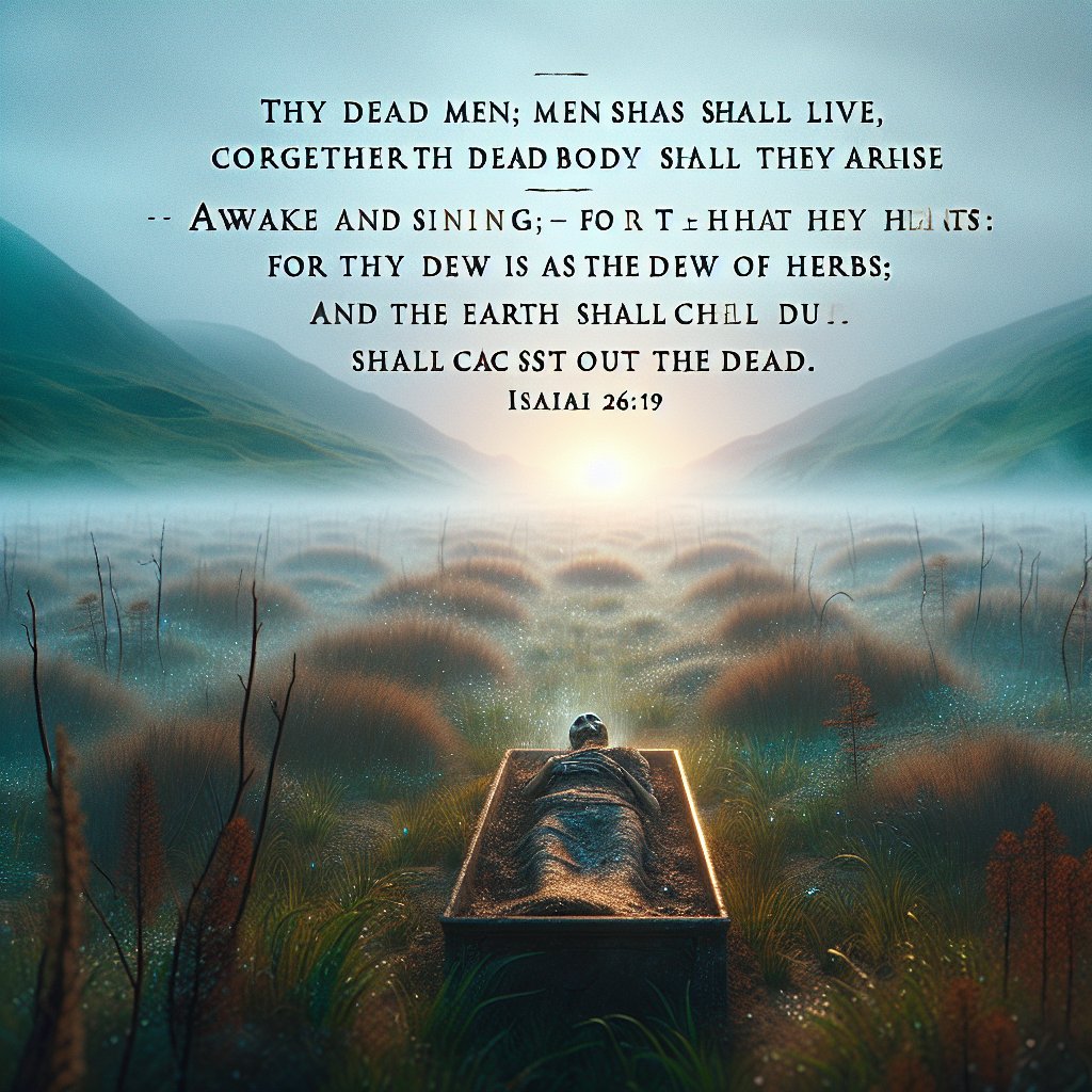 What does Isaiah 26:19 mean? | Bible Art
