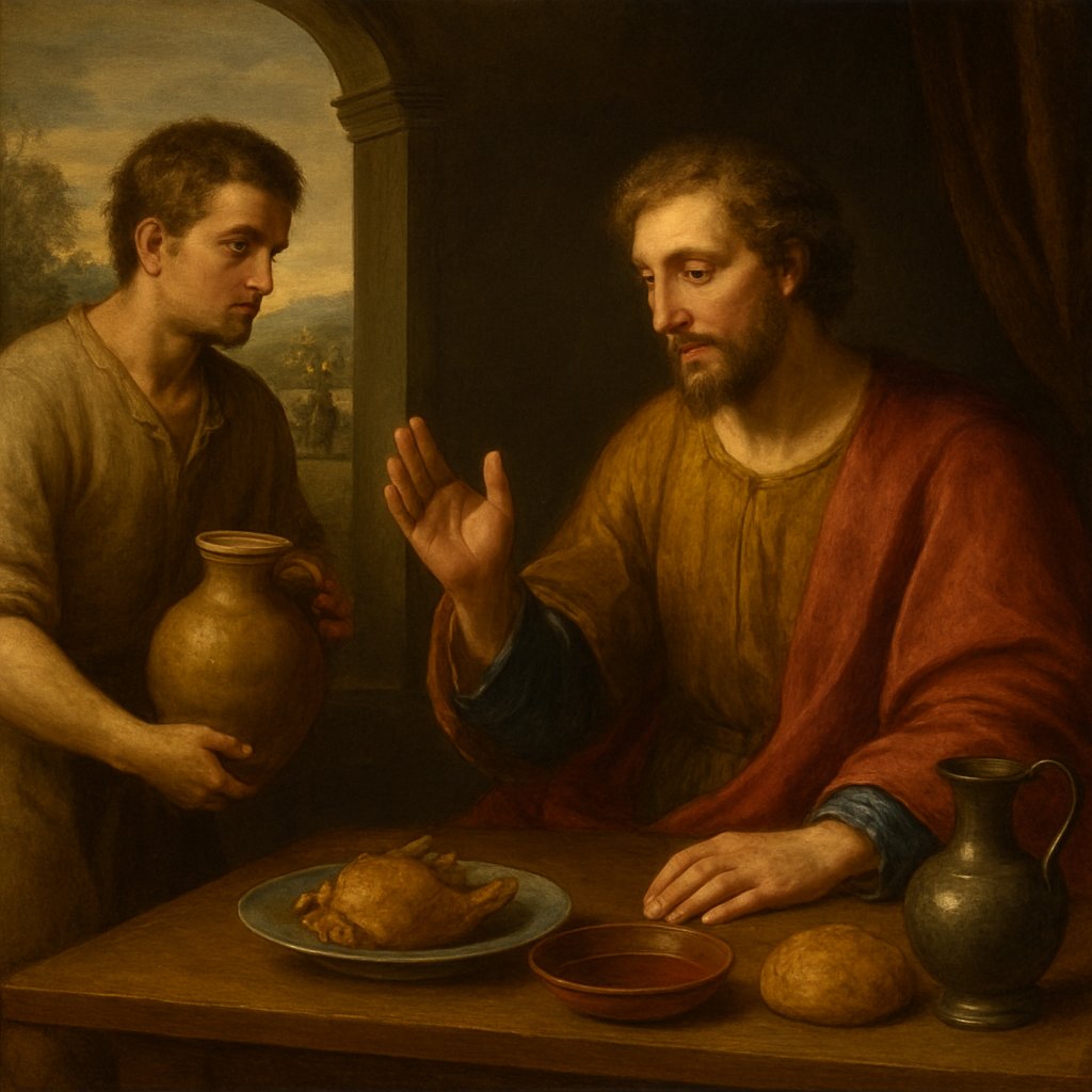 “Will any one of you | Bible Art