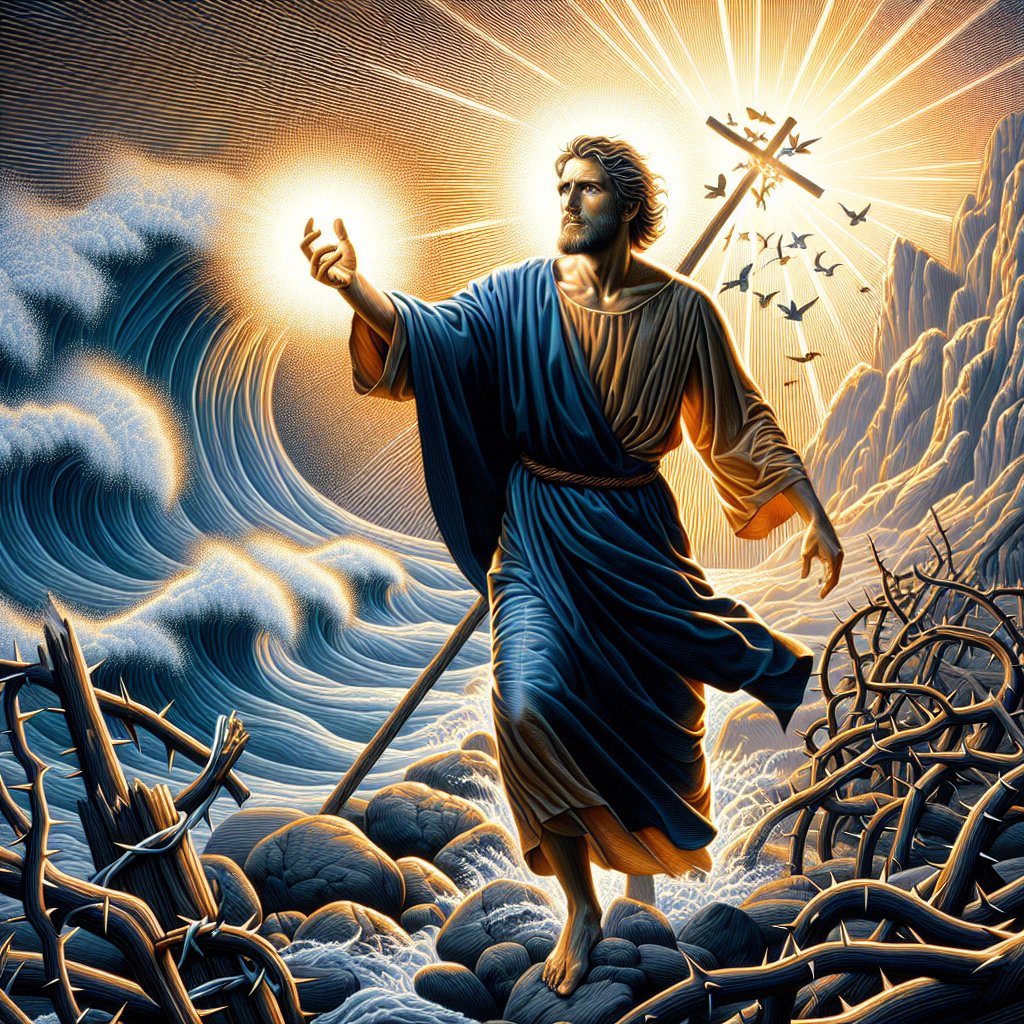 Many are the afflict | Bible Art