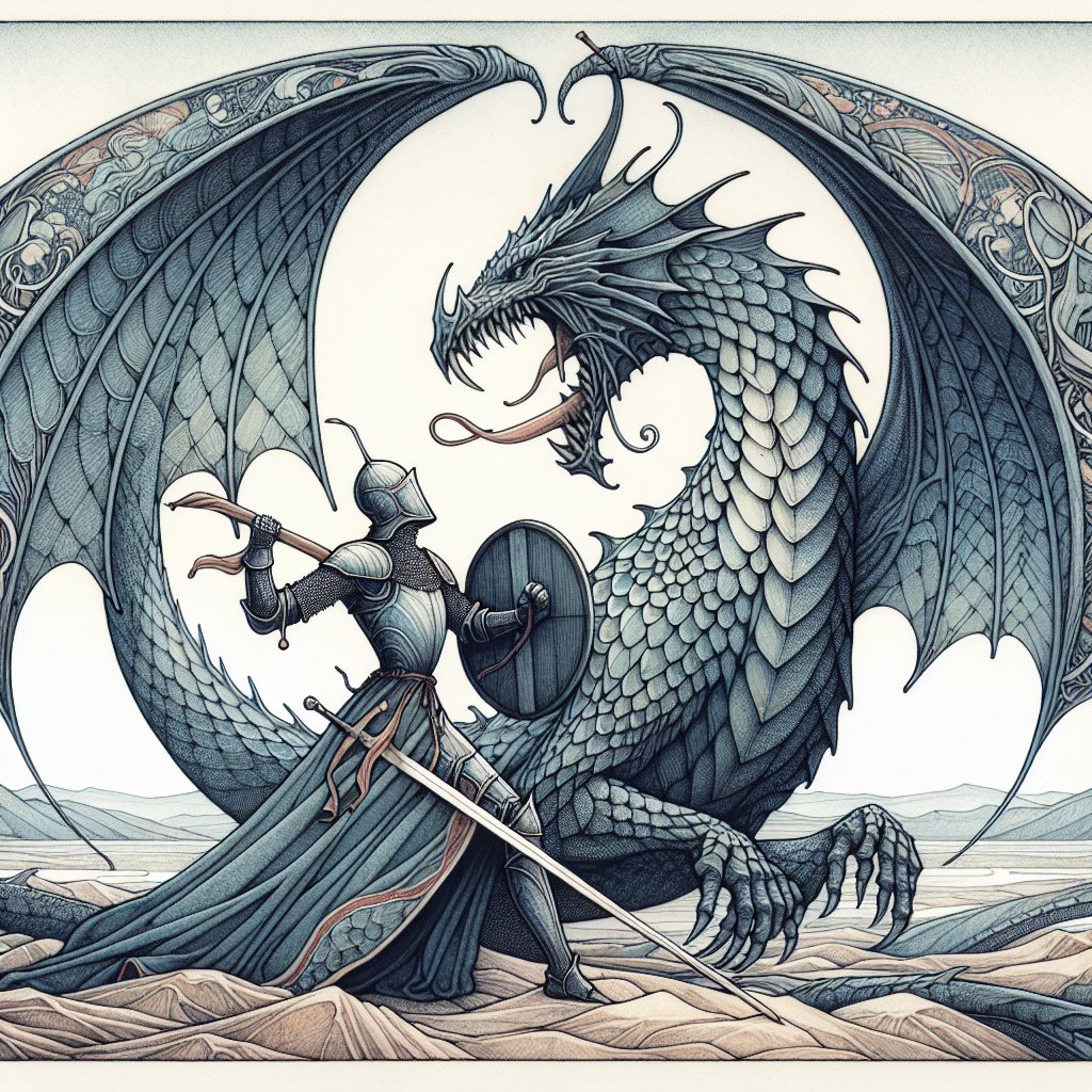 Saint George and the | Bible Art