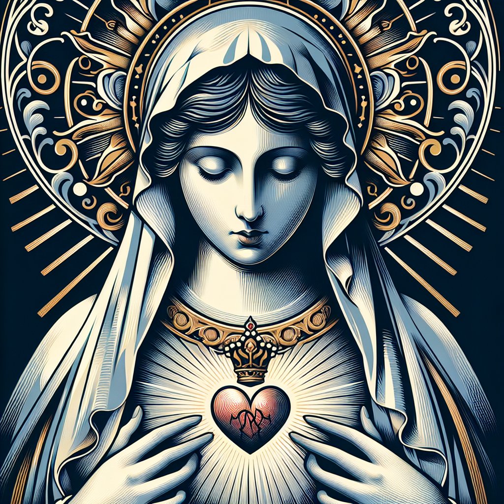 Virgin Mary Immacula | Bible Art