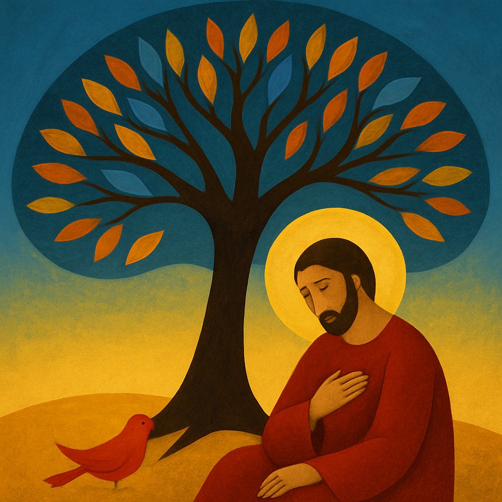 You are man's hiding | Bible Art