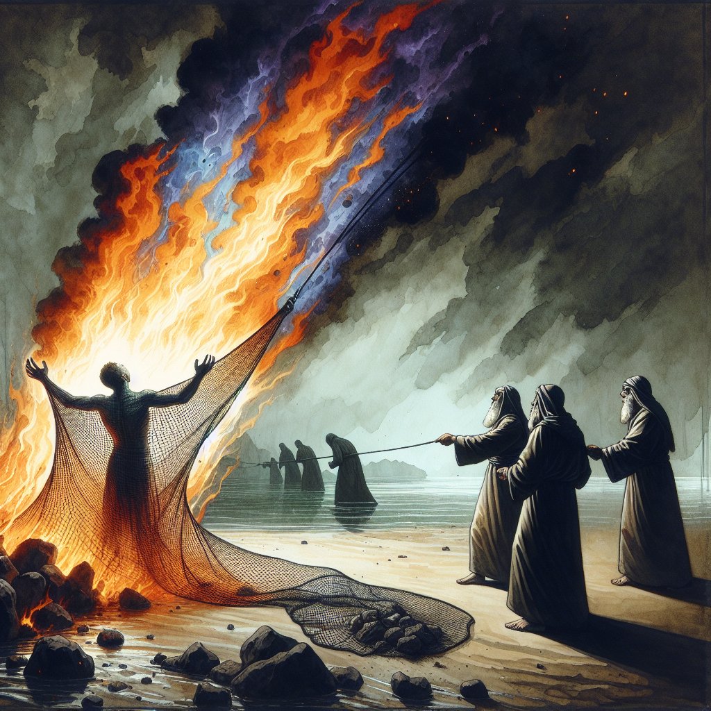 Lamentations 1:13 Artwork | Bible Art