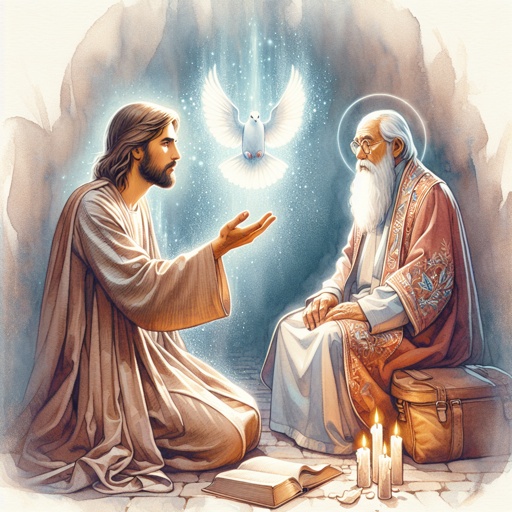 The Temptation Of Jesus Artwork | Bible Art