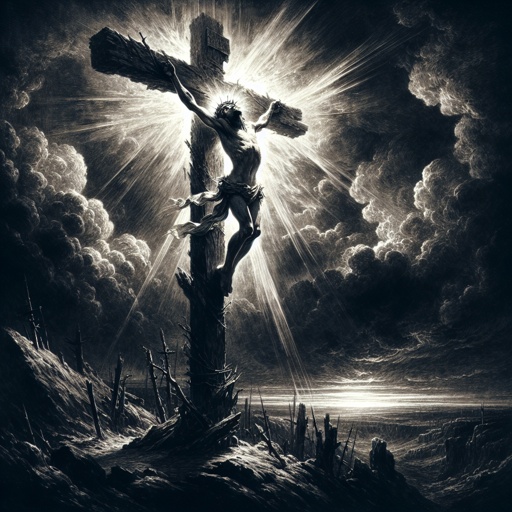 Jesus on the cross | Bible Art