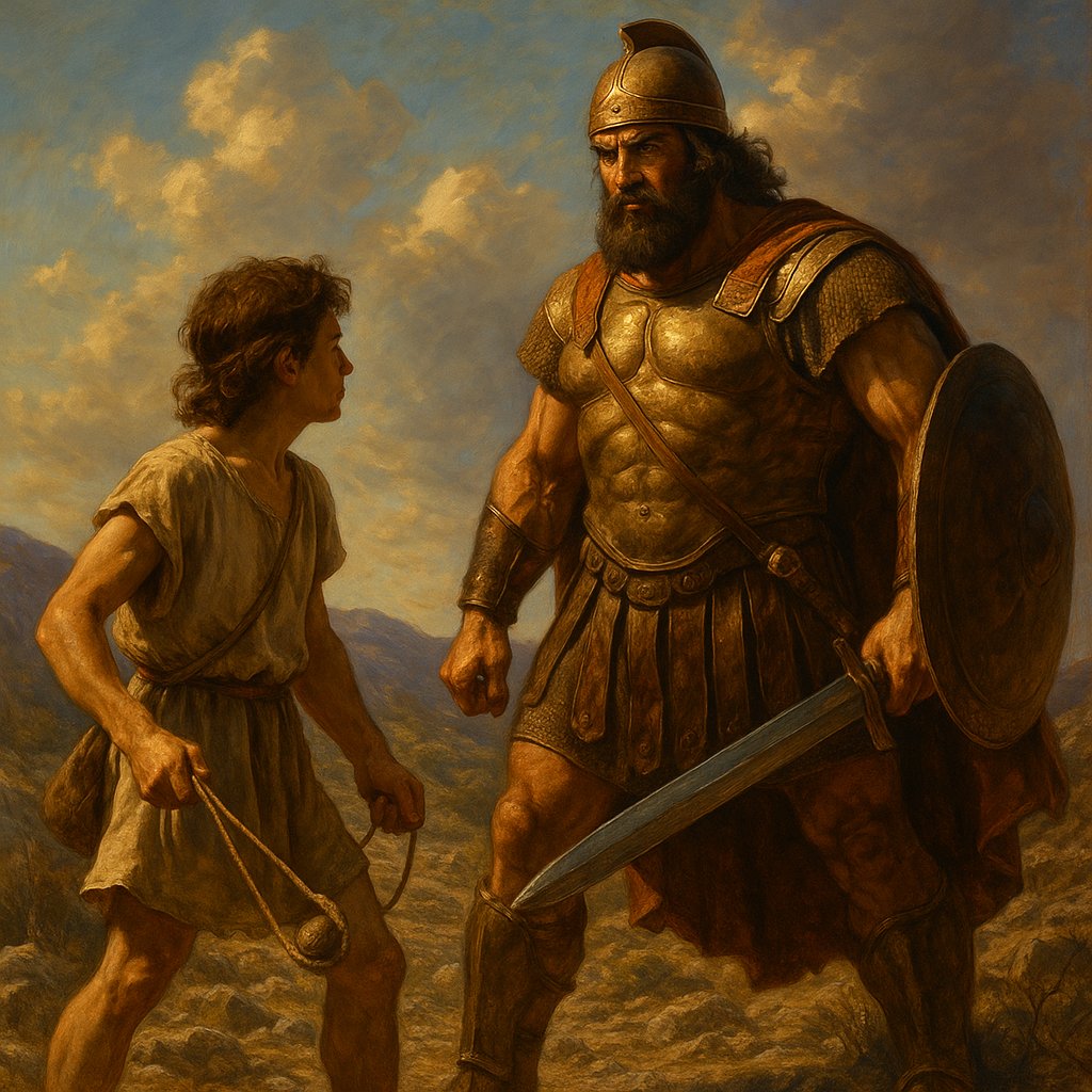 Show David and Golia | Bible Art