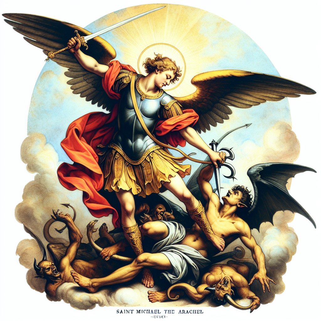 Saint Michael the Ar | Bible Art
