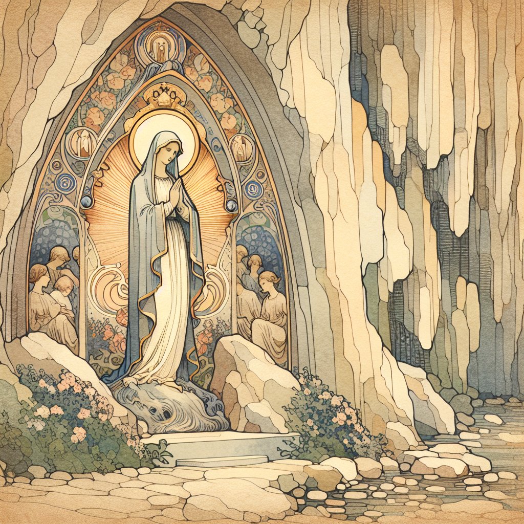 Our Lady of Lourdes | Bible Art