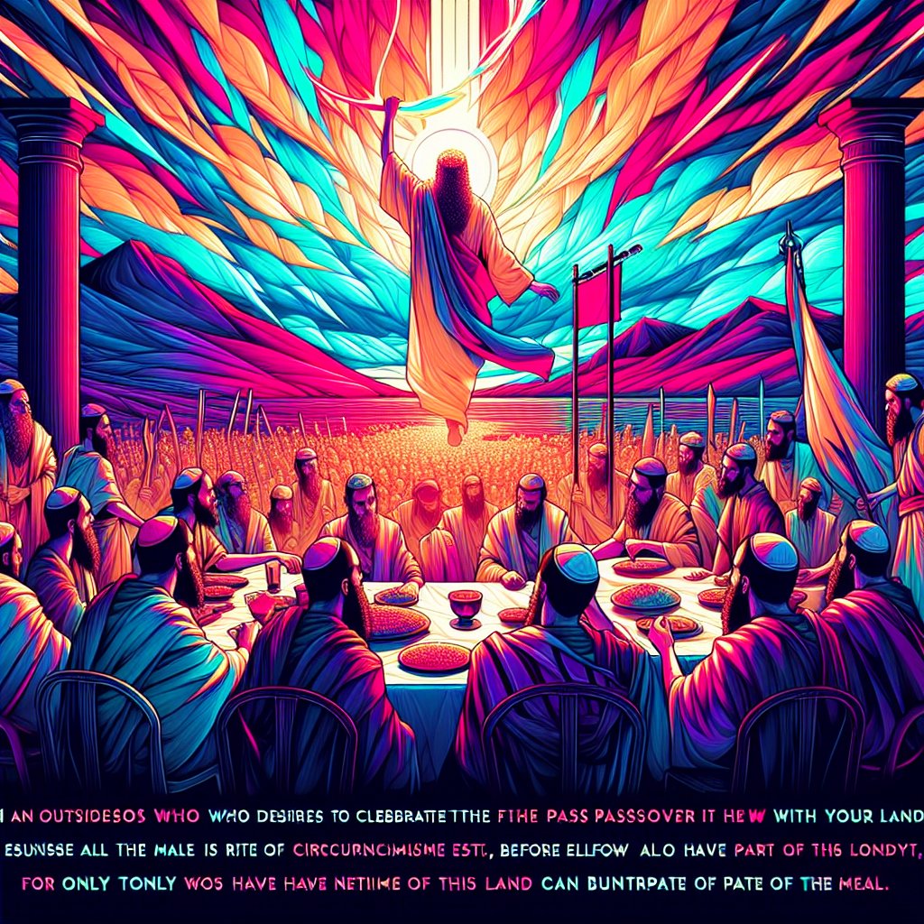 What does Exodus 12:48 mean? | Bible Art