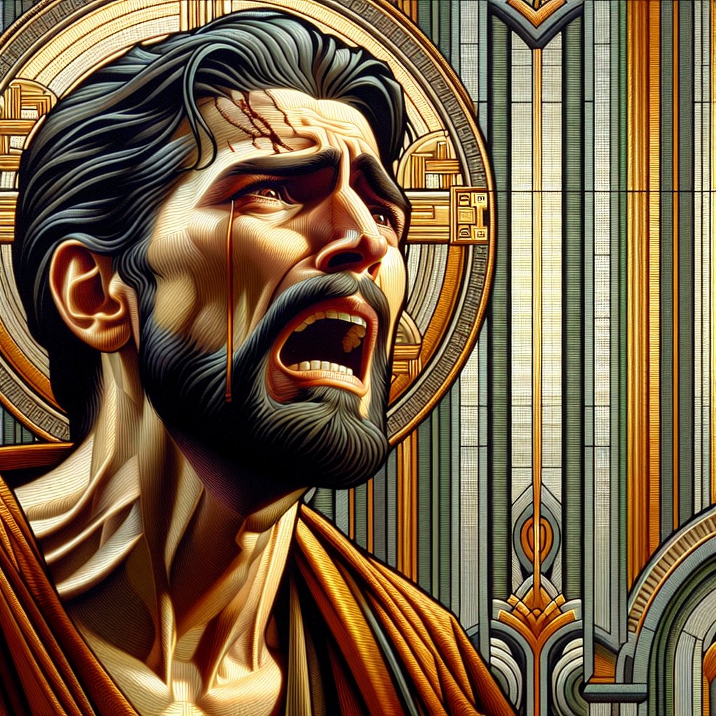 Jesus cried out in a | Bible Art