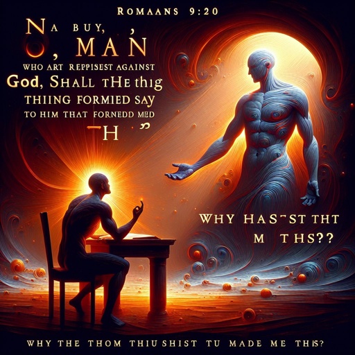 What does Romans 9:20 mean? | Bible Art