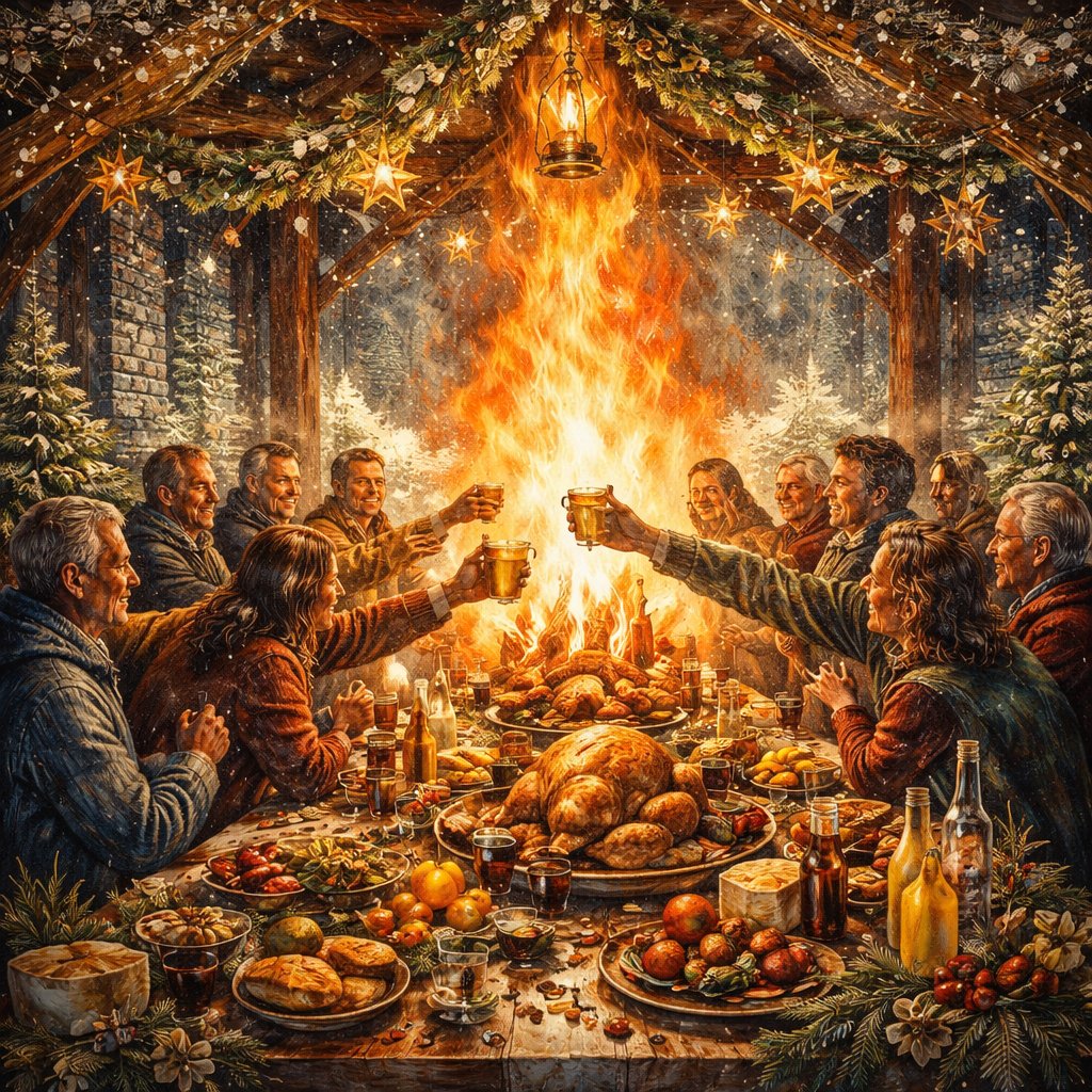 Feasting is the flam | Bible Art