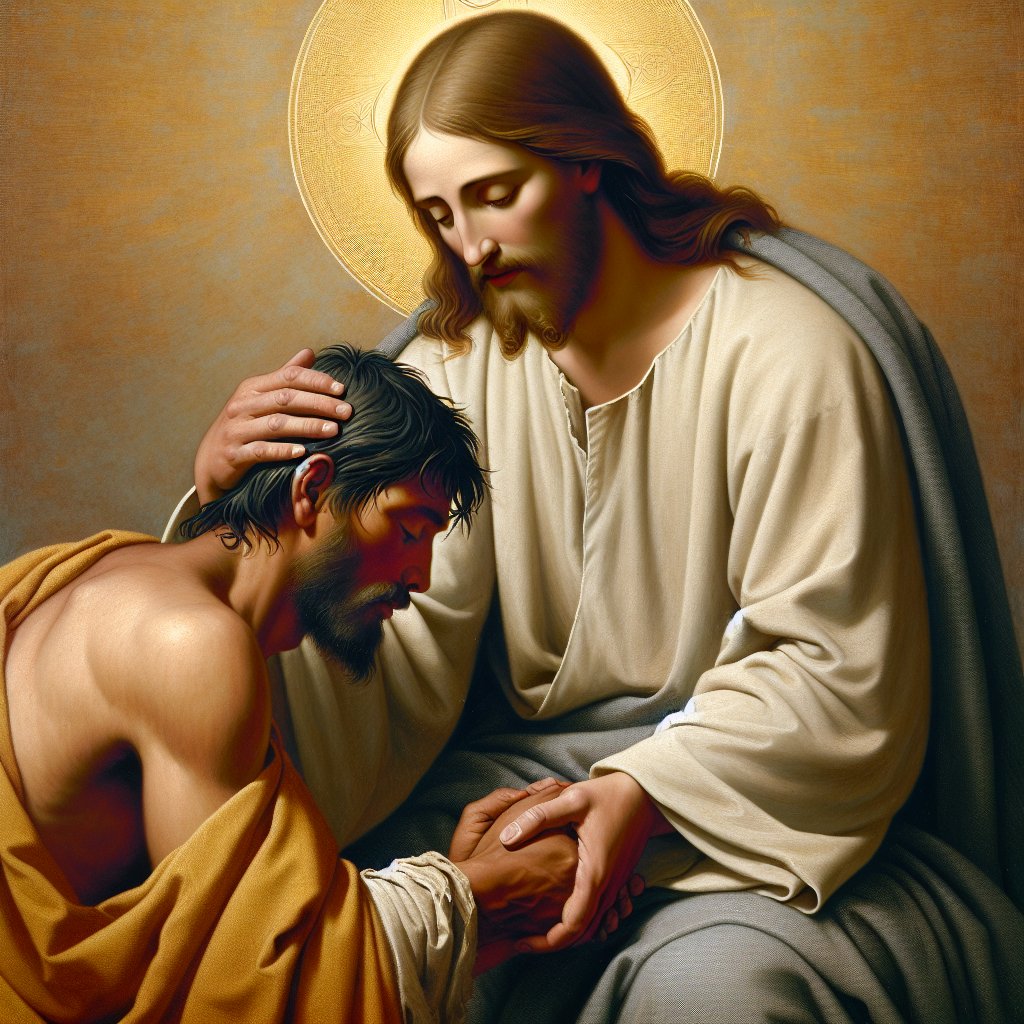 Jesus overlooking so | Bible Art