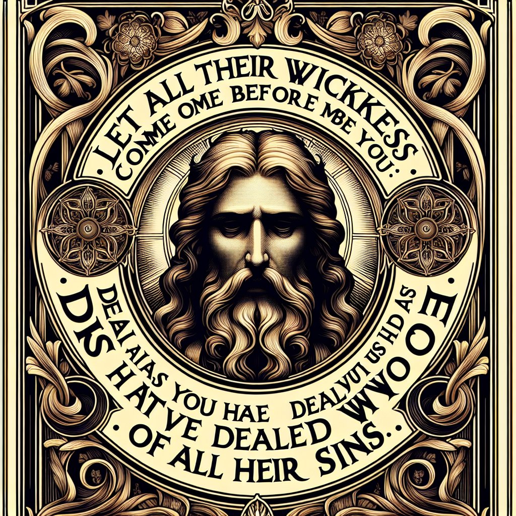 “Let all their wicke | Bible Art