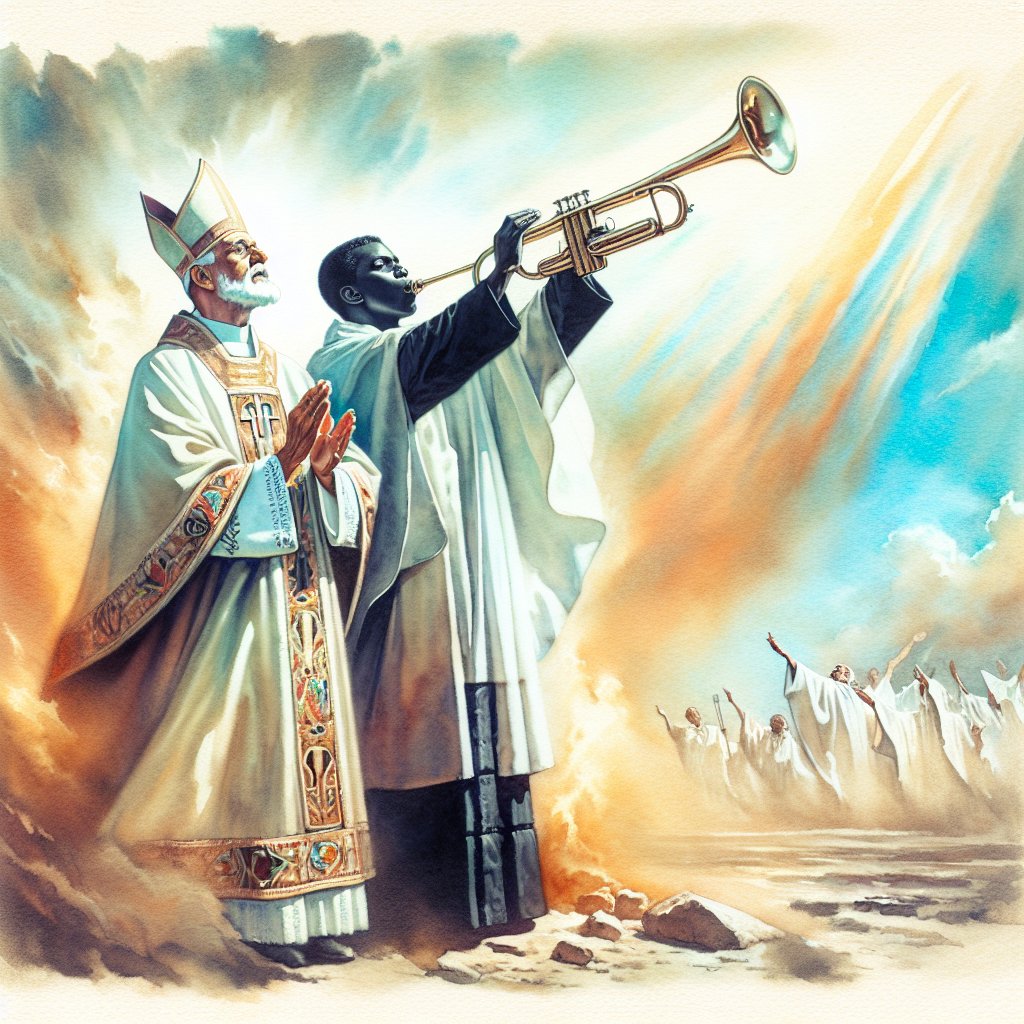 the priests held up | Bible Art