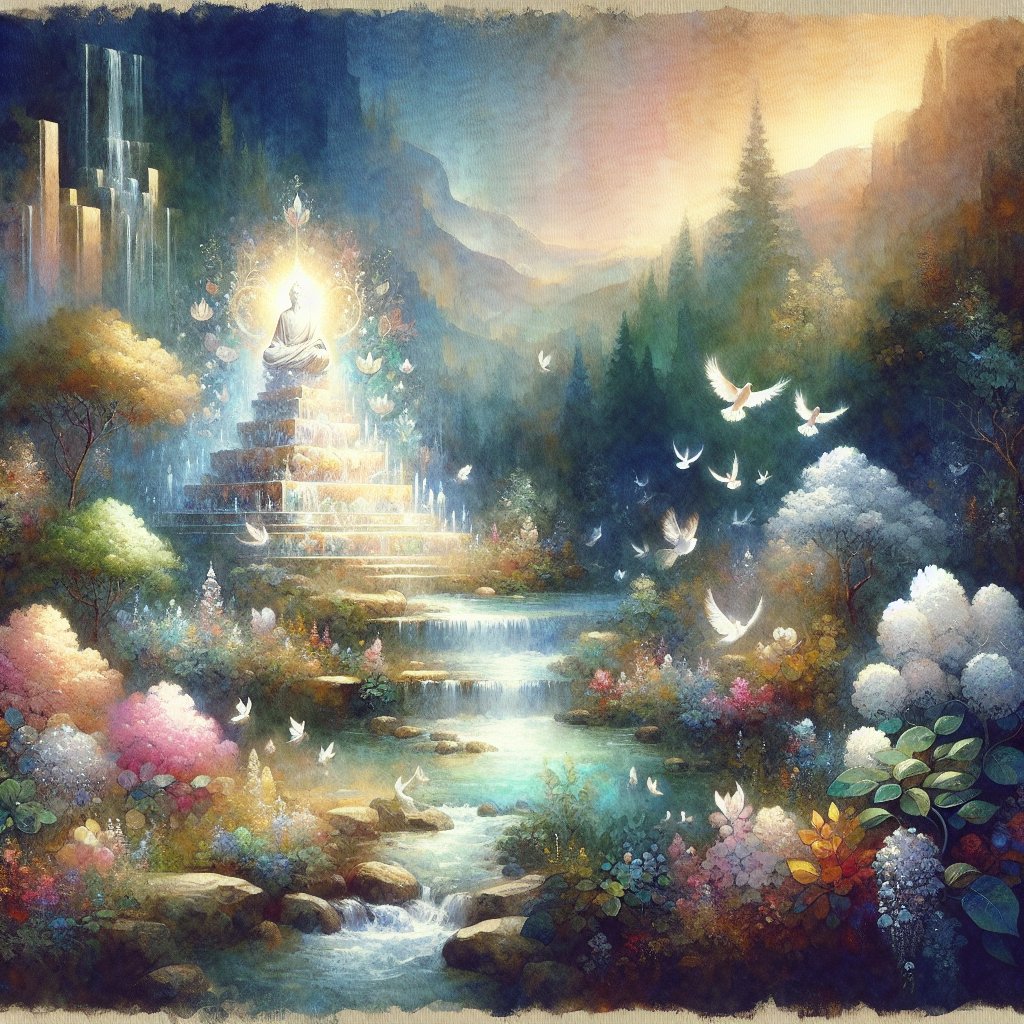 Visualize a divine f | Bible Art