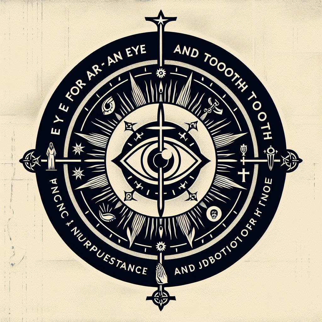 Eye for eye, and too | Bible Art